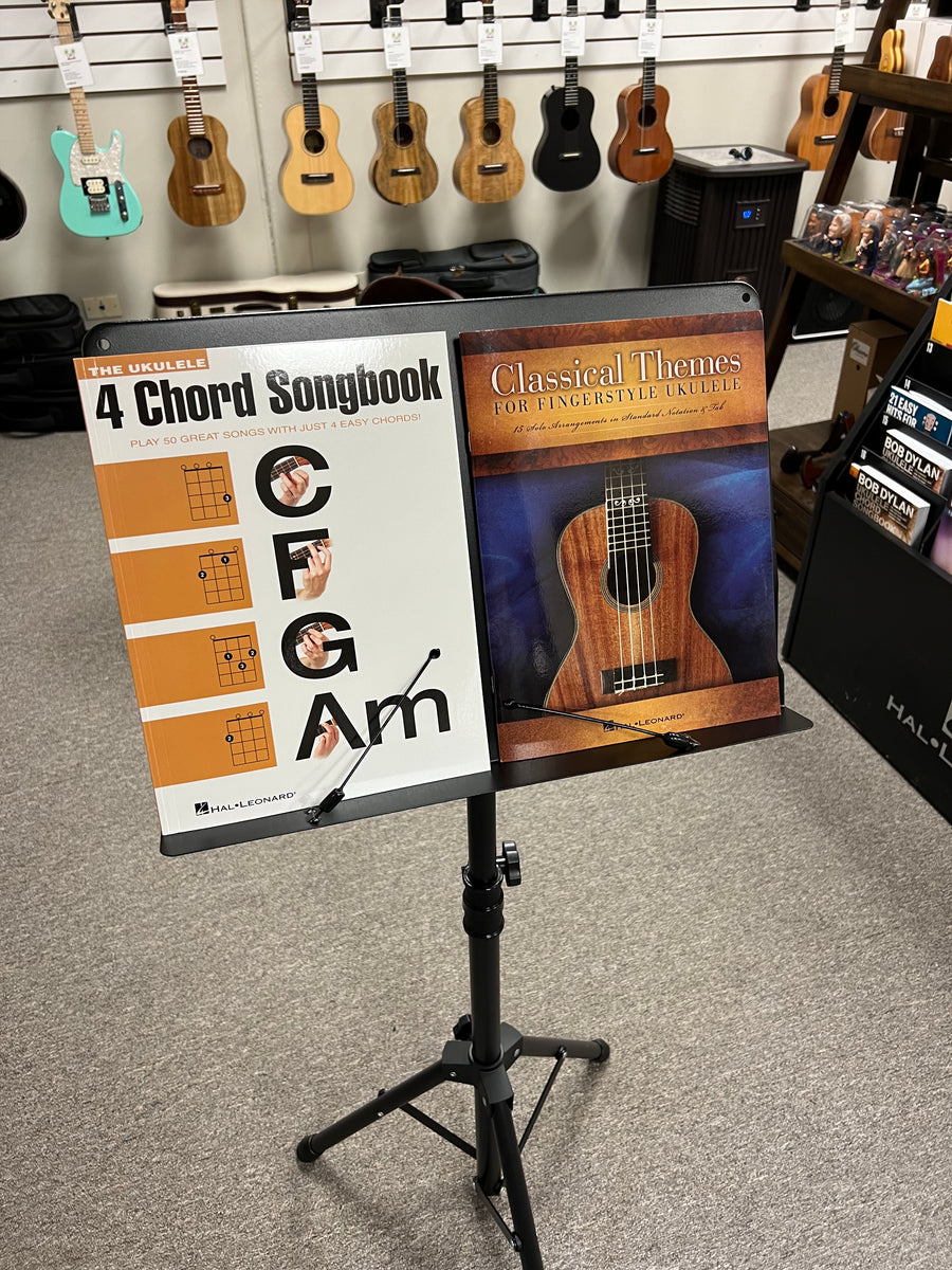 Tripod Orchestral Music Stand Black - Heavy Duty Music Stand - Aloha City Ukes
