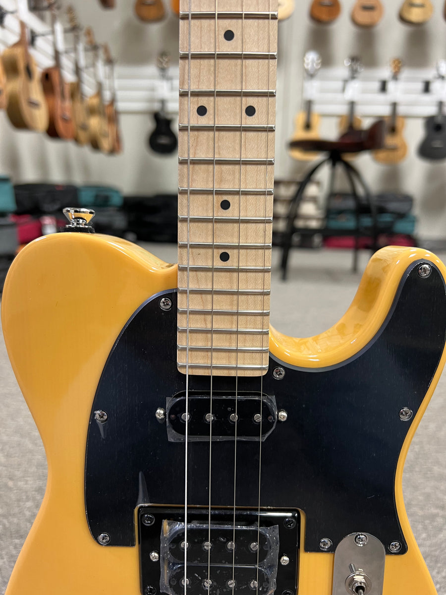 Risa Tenor TE Tele Style Butterscotch Blonde Steel String Electric Ukulele w/Case - UKE-TE432-BB ...