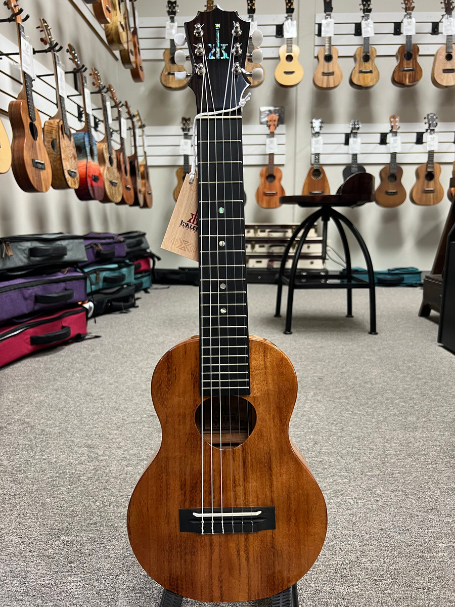 KoAloha KTM-D6 Solid Koa 6 String Tenor Guitarlele/Guilele w/Case #3 - Made In Hawaii - Aloha ...