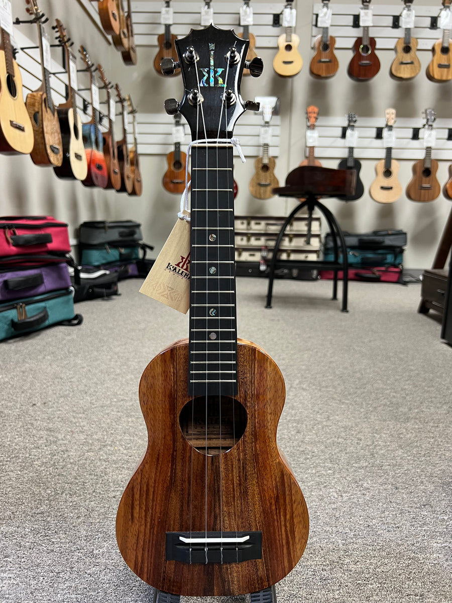 KoAloha KSM-00 Solid Koa Soprano Ukulele w/Case #1 - Made in Hawaii ...