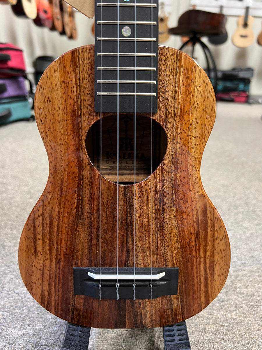 KoAloha KSM-00 Solid Koa Soprano Ukulele w/Case #1 - Made in Hawaii ...