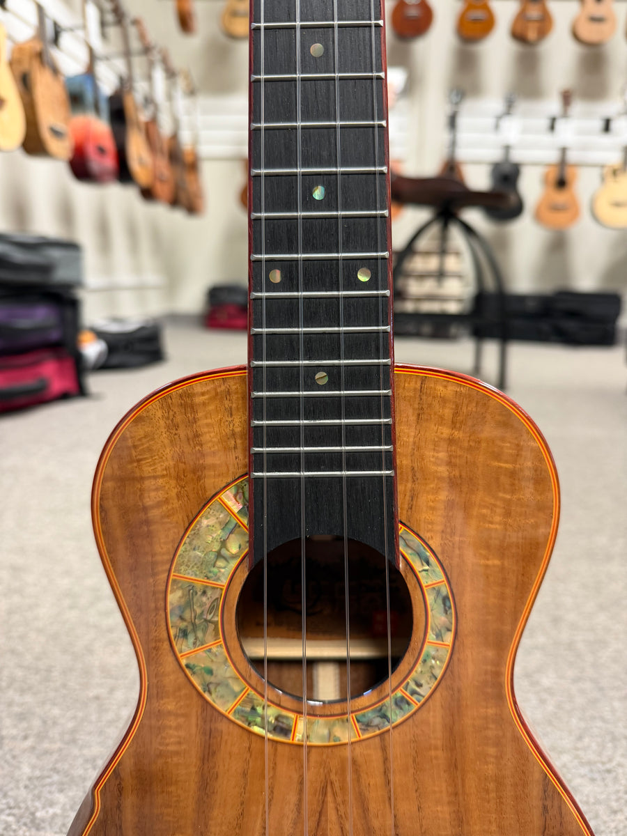 SNAIL S-60C Solid Acacia Concert Ukulele w/Case #3 - Comfort Armrest ...