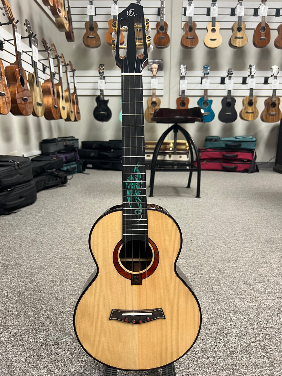 Flight A10SC 10th Anniversary Cocobolo Dragon Tenor Ukulele w/Case- #1 ...