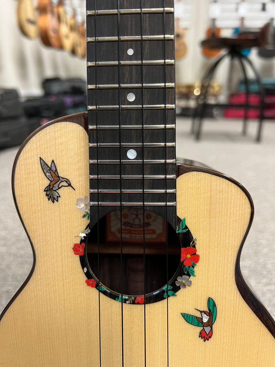 aNueNue US-200HB Hummingbird Soprano Ukulele w/Case - Moon Bird Series ...