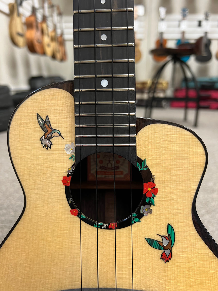 aNueNue UC-200HB Hummingbird Concert Ukulele w/Case - Moon Bird Series ...