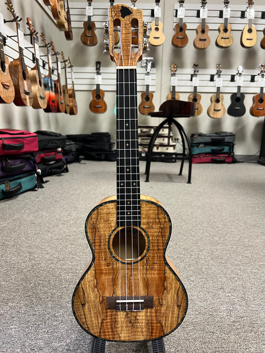 HUG SMP-TG Spalted Maple Tenor Ukulele - Aloha City Ukes