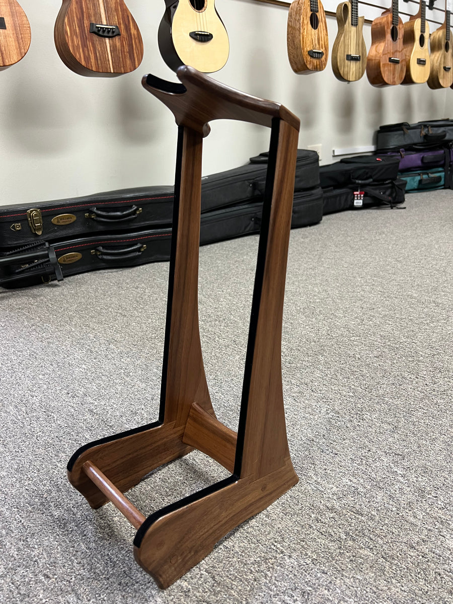 Custom Walnut Wood Ukulele Stand by Lee Murdock - Walnut Uke Stand ...