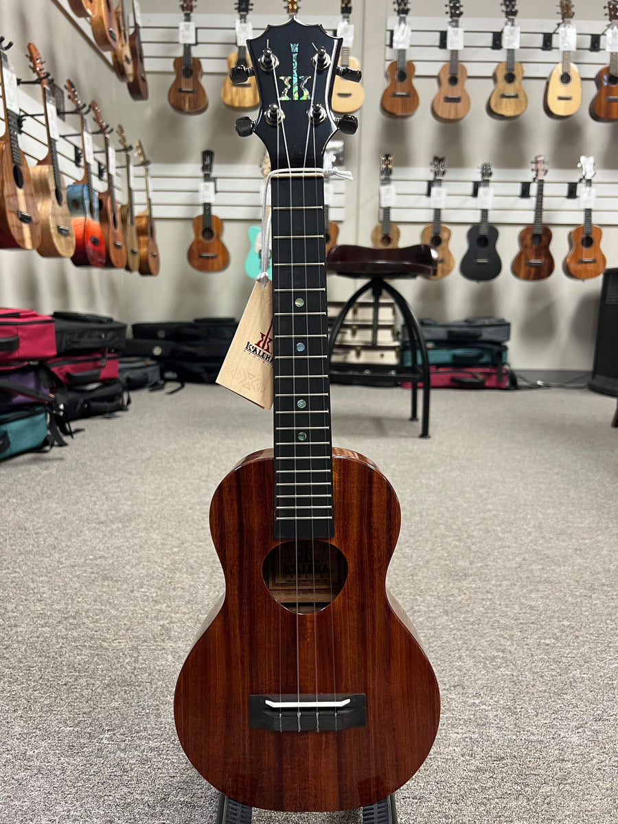 KoAloha KCM-00 Solid Koa Concert Ukulele w/Case #2- Made in Hawaii ...