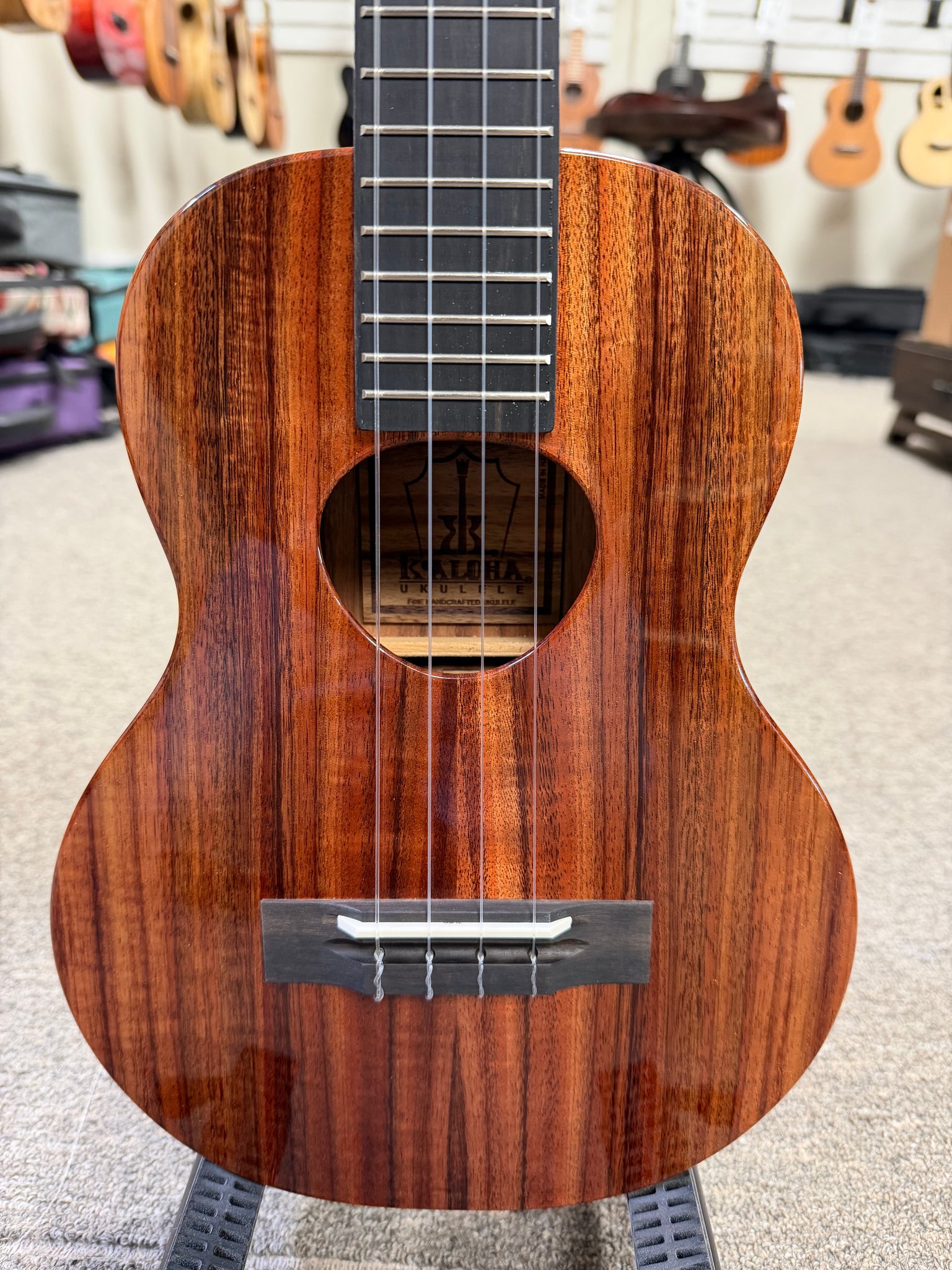 KoAloha KTM-00 Solid Koa Tenor Ukulele w/Case #2 - Made In Hawaii ...