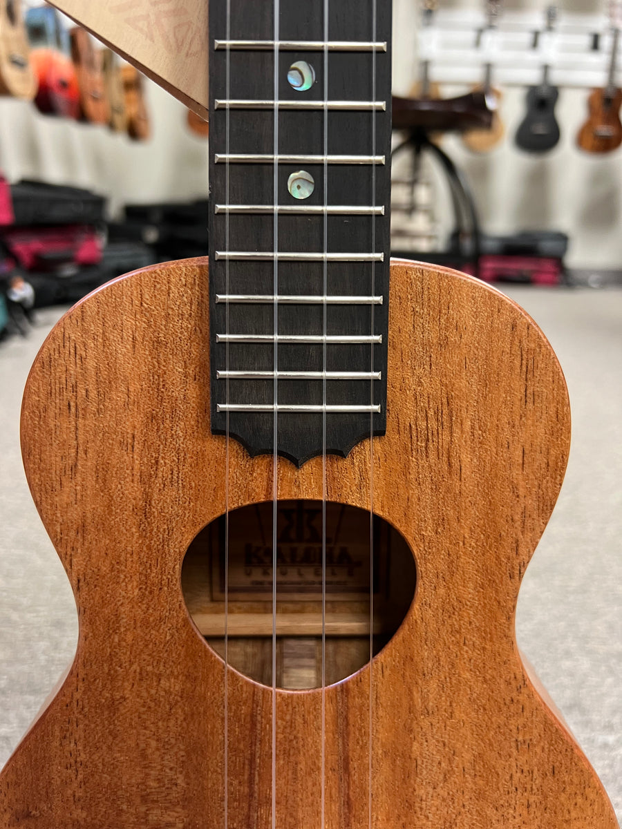 KoAloha KCM-10 Solid Koa Pikake Concert Ukulele w/Case #2 - Made in ...