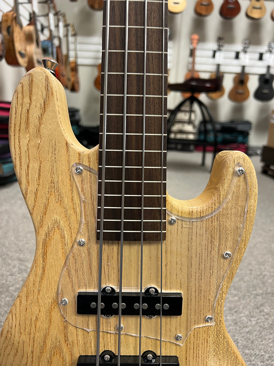 Tiny Boy Bass Ash Body 4 String Solid Body Fretless Bass w/Case - TBJ ...