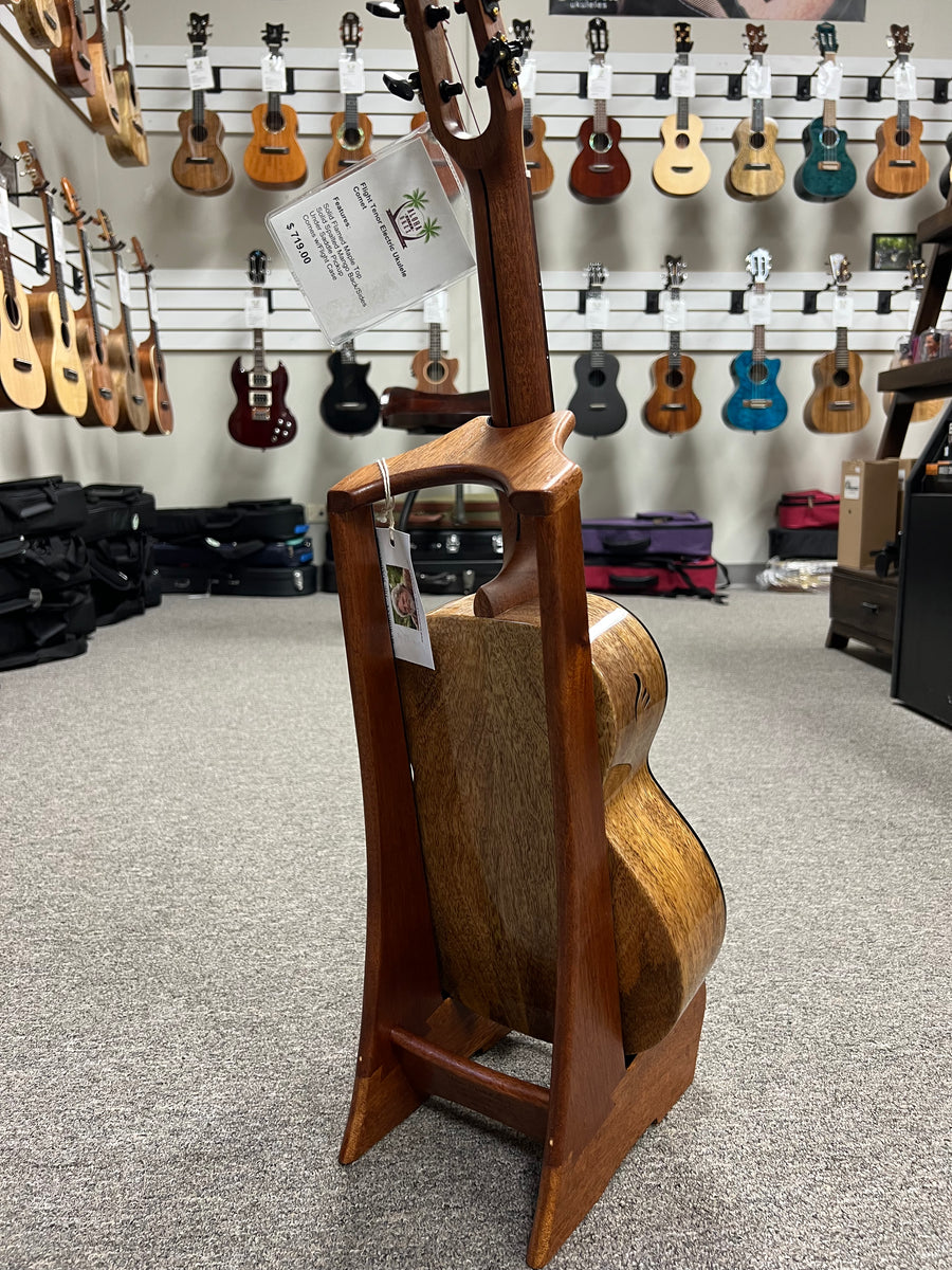 Custom Ukulele Stand by Lee Murdock - Mahogany Wood Uke Stand - Aloha ...