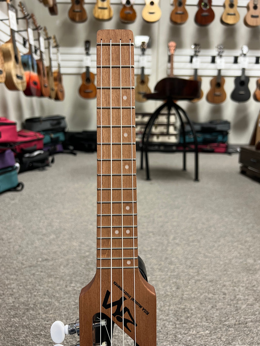 Risa UKS385-MP Solid Maple Stick Concert Travel Electric Ukulele w/Case ...
