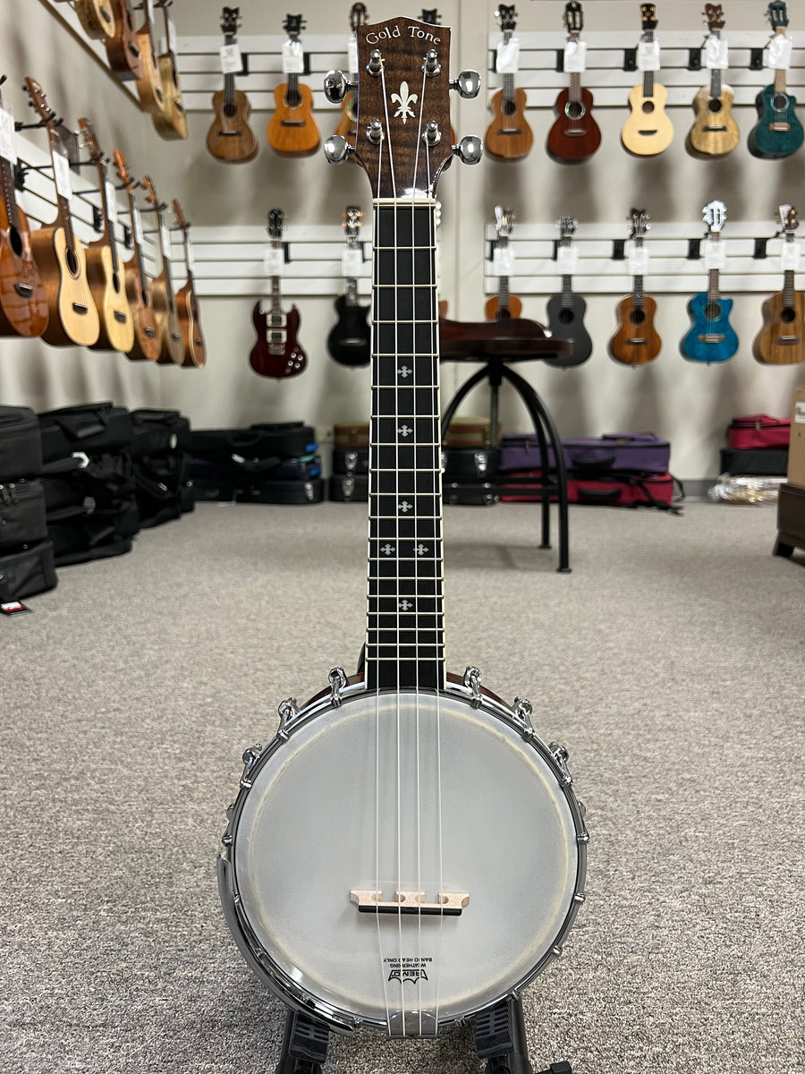 Gold Tone Concert Banjolele w/Case - Banjo Ukulele w/Armrest - Aloha ...