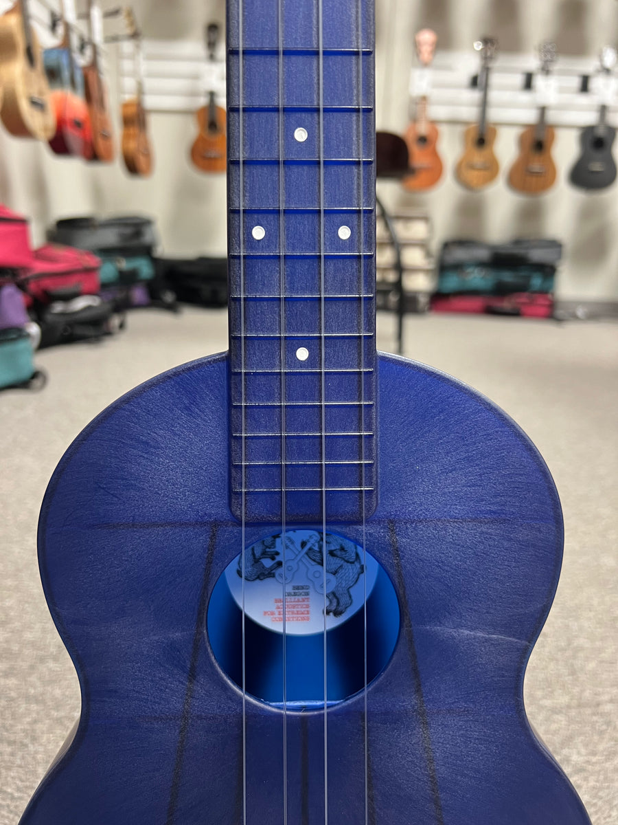 OUTDOOR Tenor Ukulele - Blue Nickel - Travel Uke - Aloha City Ukes
