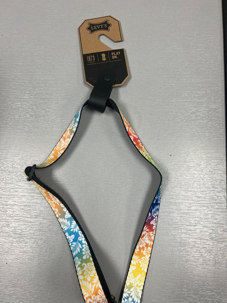 Levy's Ukulele Sling Strap 1"- Hawaiian Design Fully Adjustable Ukulele ...