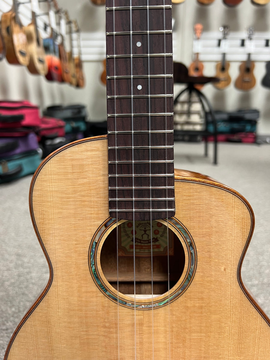 aNueNue UT-100 Sitka Bird Tenor Ukulele w/Case - Solid Spruce/Solid ...