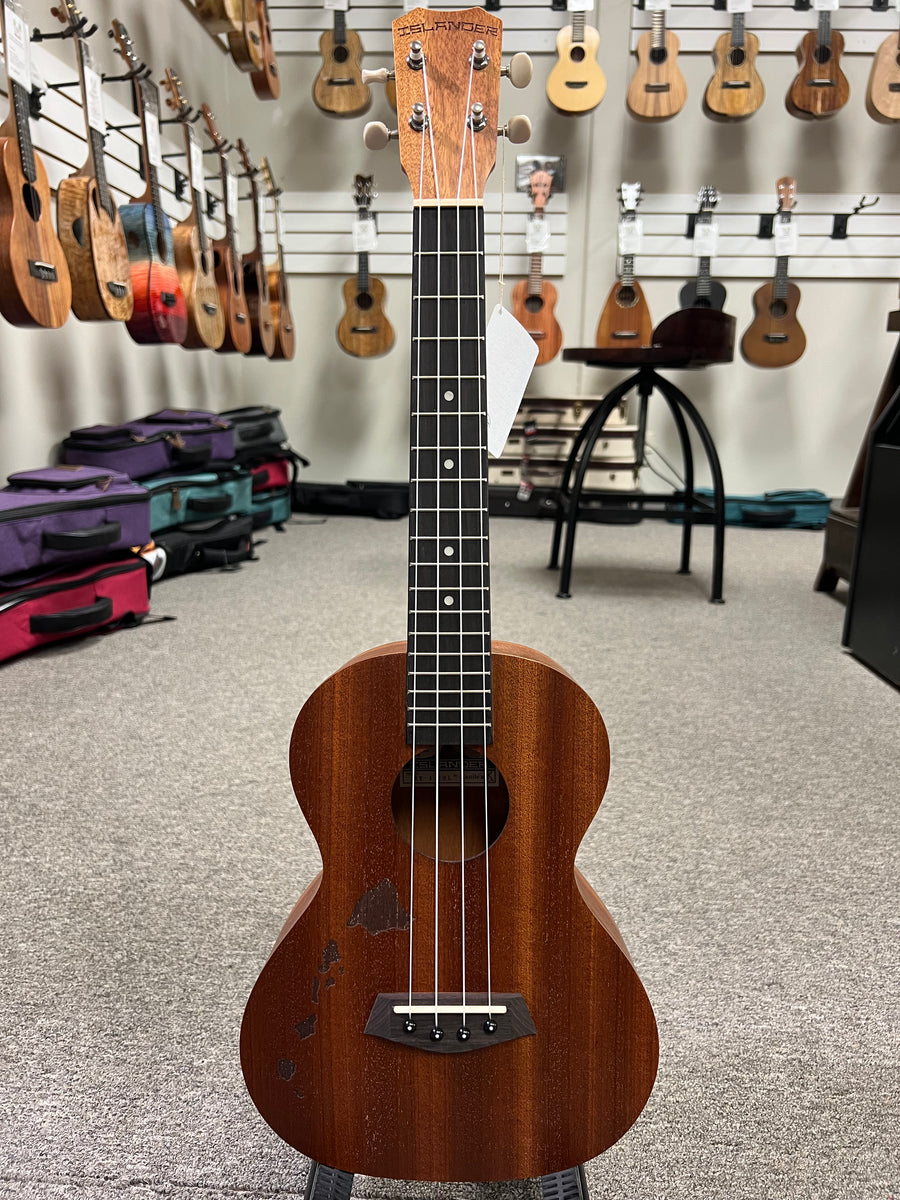 Islander by Kanile'a MT-4-ISL Mahogany Islands Tenor Ukulele - Islands ...
