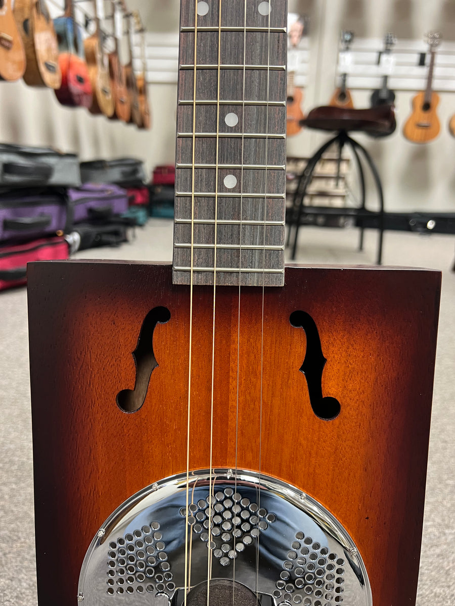 JN Guitars Cask Puncheon Cigar Box Resonator Baritone Ukulele w/Case ...