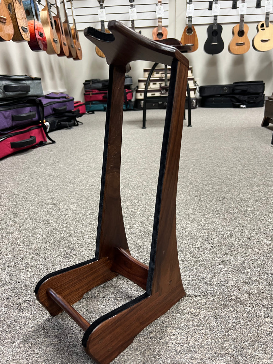 Custom Walnut Wood Ukulele Stand by Lee Murdock - Walnut Uke Stand ...
