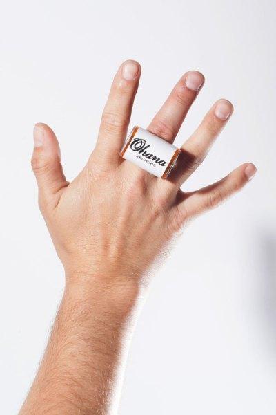 OHANA Rhythm Ring Percussion Shaker - Fits on Finger - Aloha City Ukes
